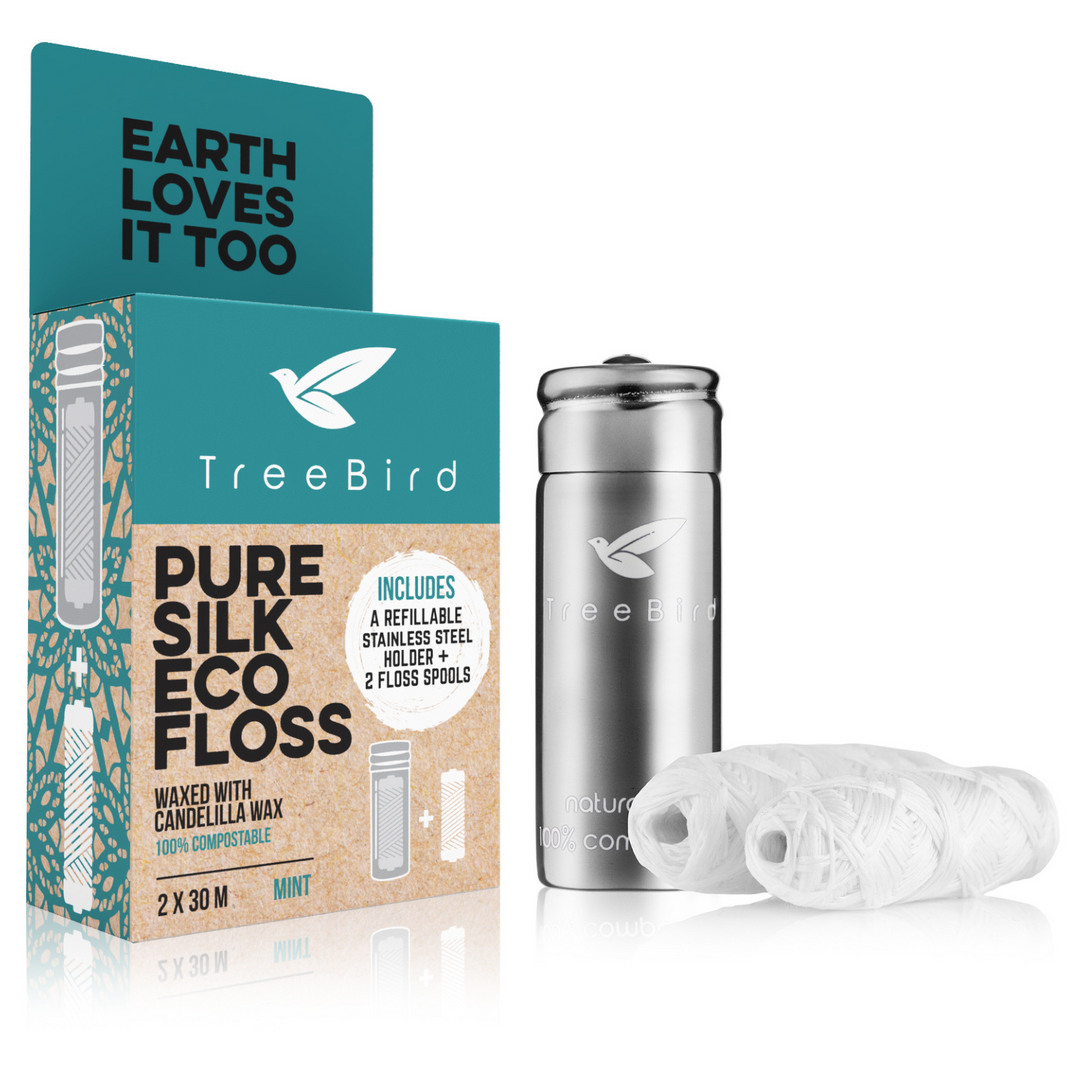 Environmentally Friendly Floss | Biodegradable Floss – TreeBird