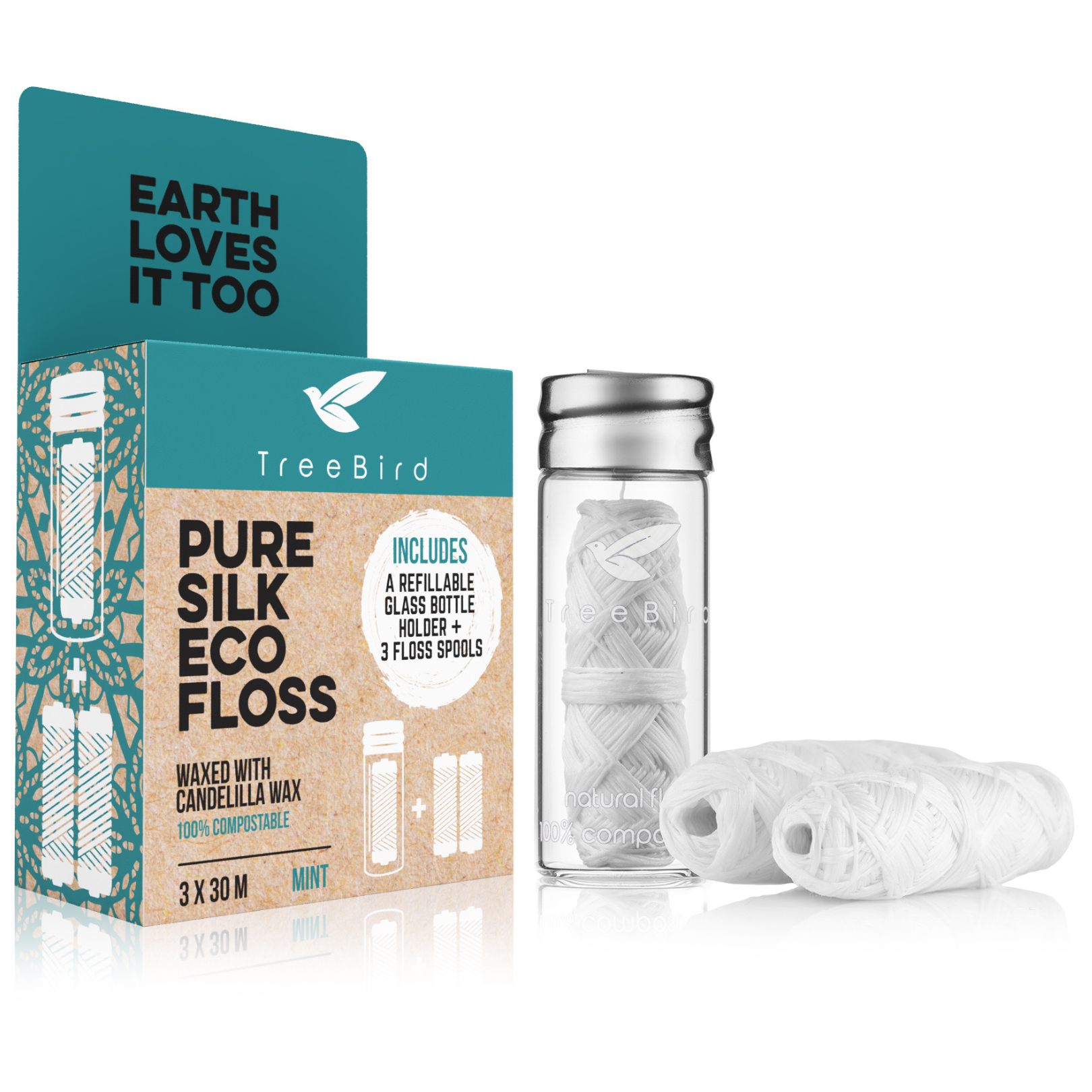 Environmentally Friendly Floss | Biodegradable Floss – TreeBird
